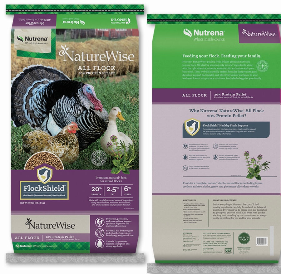 Nature Wise All Flock 20% – Hymer Feed Company