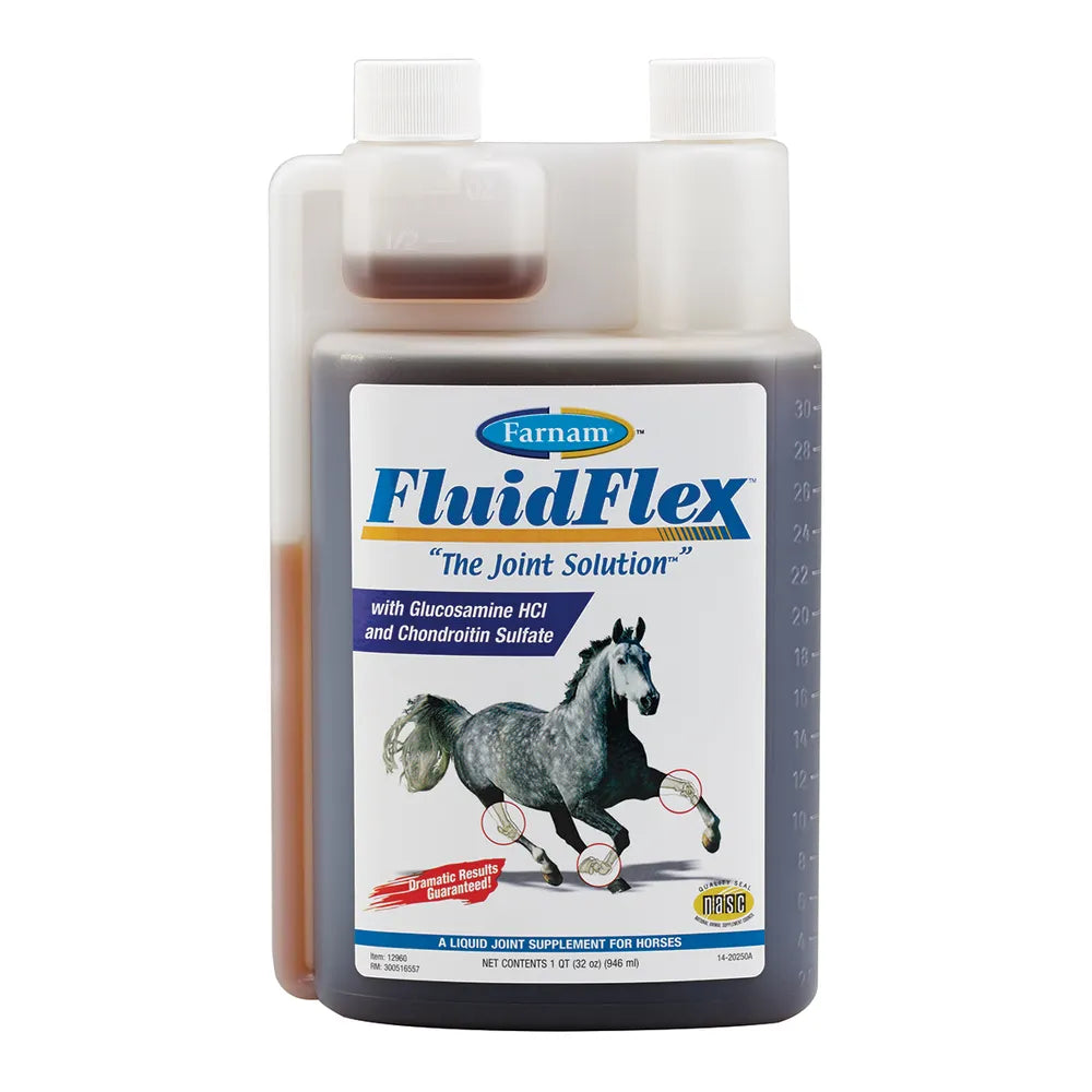 FluidFlex Joint Solution Supplement for Horses Farnam 1qt – Hymer Feed ...